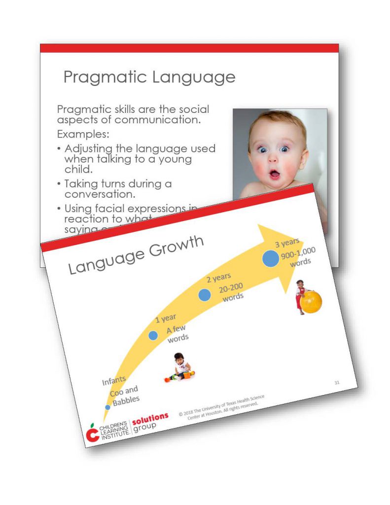 Talk with Me: Promoting Early Language Development – Solutions Group